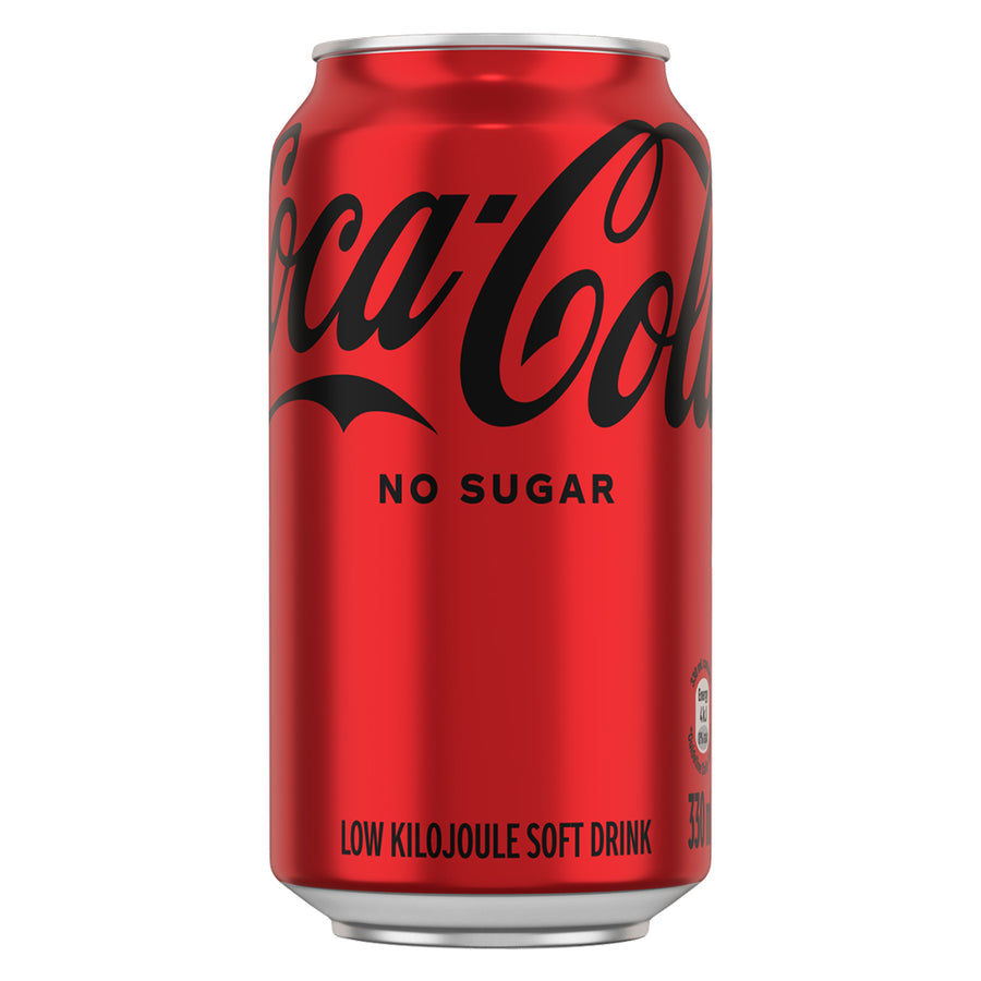 Buy Coca Cola No Sugar 330ml Can 6 Pack online