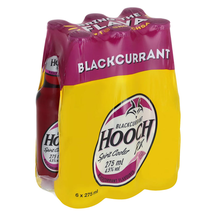 Buy Hooch Blackcurrant 275ml Bottle 6 Pack online