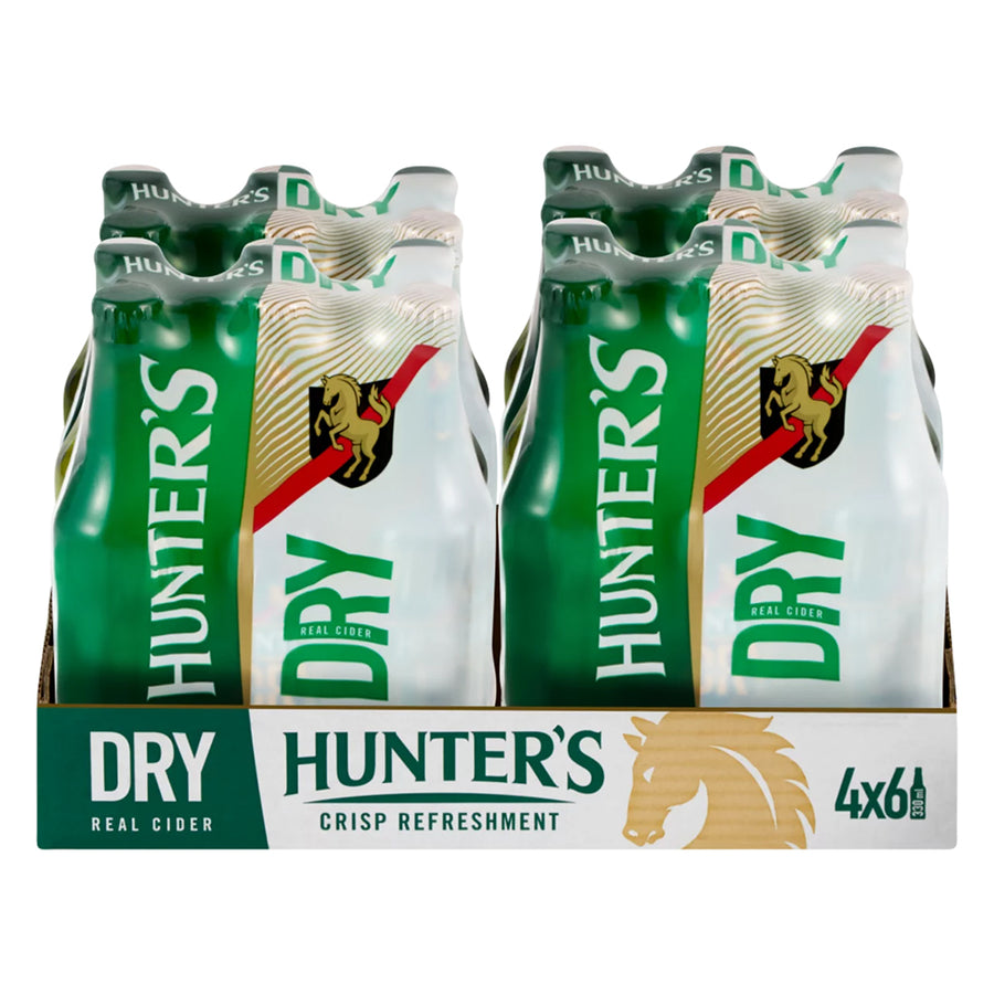 Buy Hunters Dry 330ml Bottle - Case online